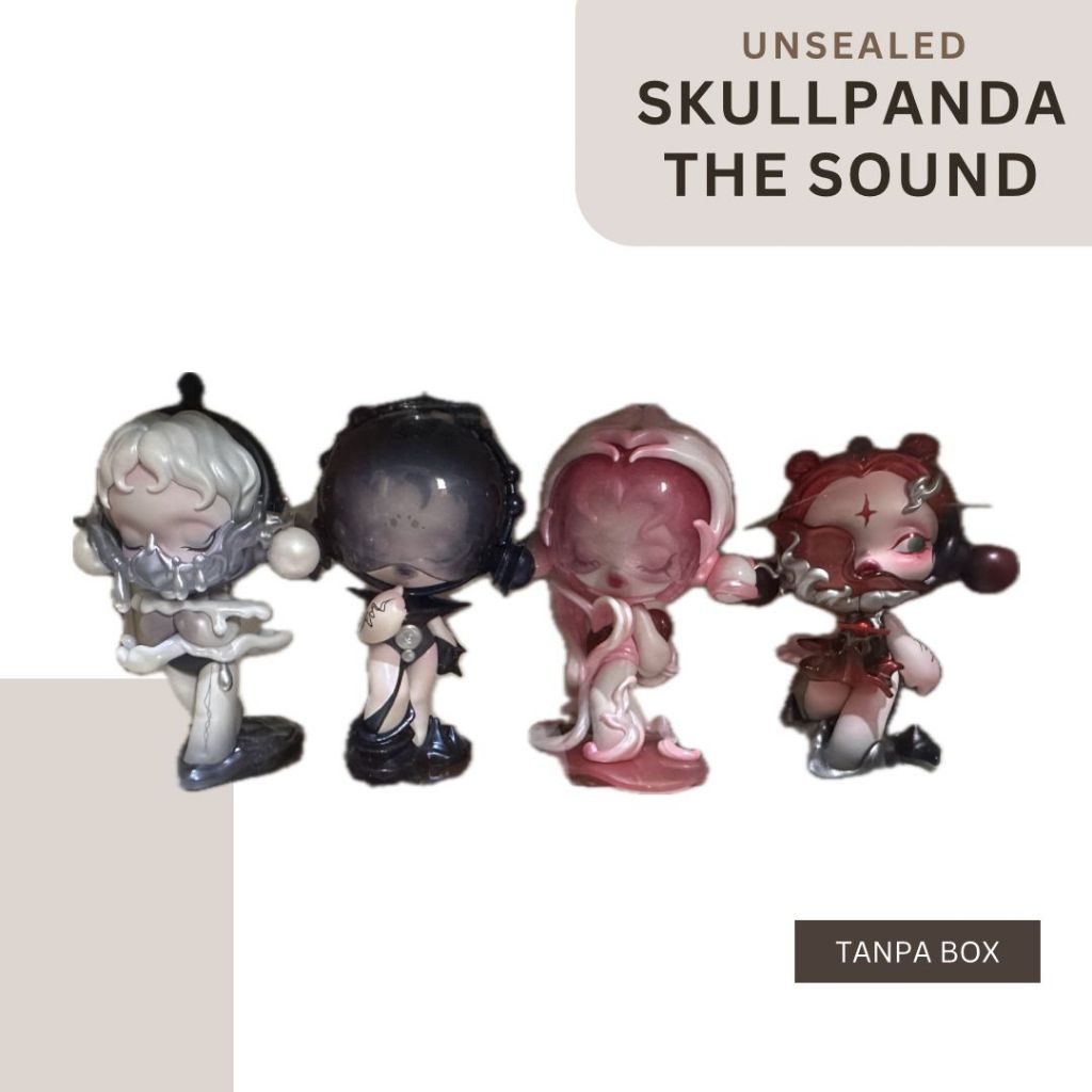 Skullpanda THE SOUND BLIND BOX (UNSEALED WITHOUT BOX) | Shopee Malaysia