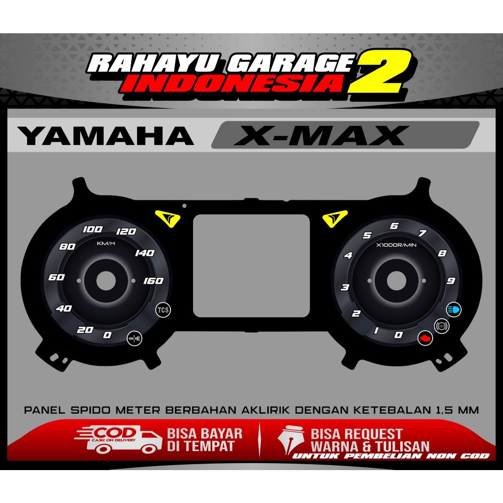 Custom XMAX 250 SPEEDOMETER BOARD | Shopee Malaysia