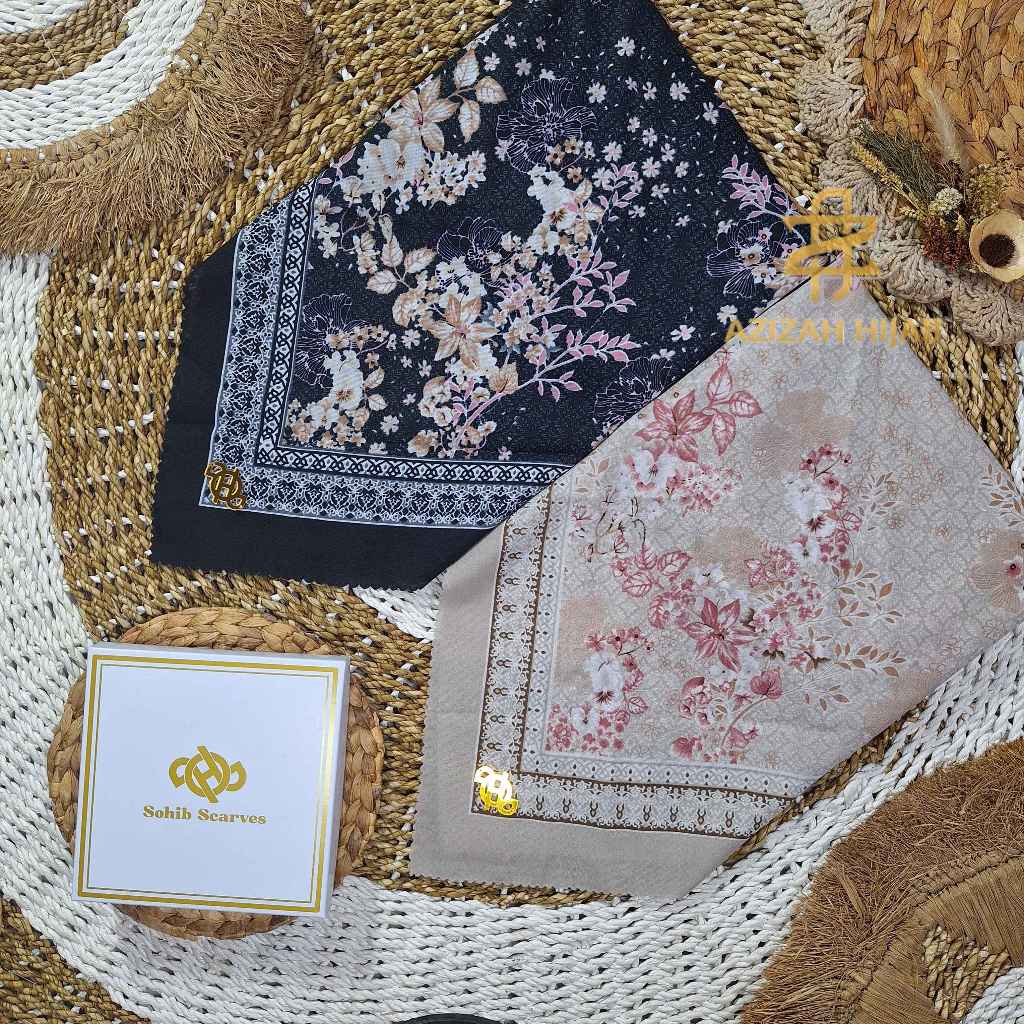 Premium Voal Rectangular Hijab Latest Motif Rectangular Hijab Box ...