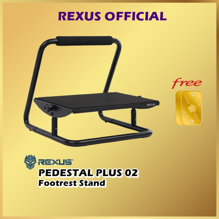 Rexus Pedestal Plus 02 Ergonomic Footrest Stand | Shopee Malaysia