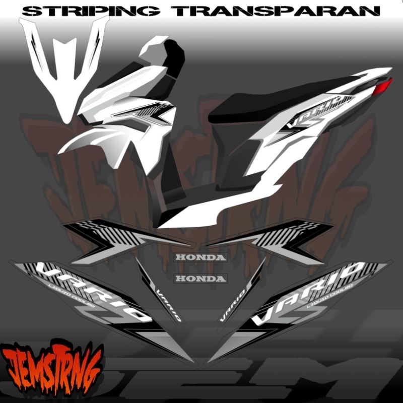 Transparent STRIPING VARIO 125 NEW 2023 GEN 2 VARIO V3 | Shopee Malaysia