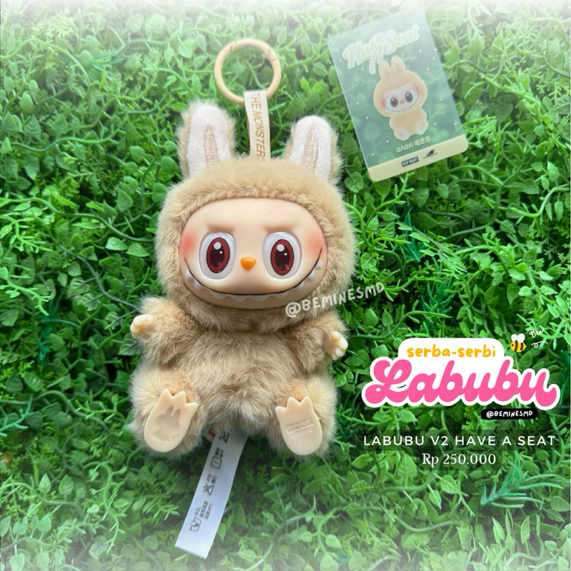 Labubu V2 have a seat UV sits realpic | Shopee Malaysia