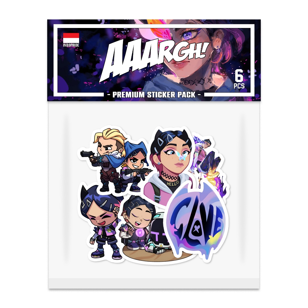Clove VALORANT Sticker Pack vol. 1 (Spray Edition) | Shopee Malaysia