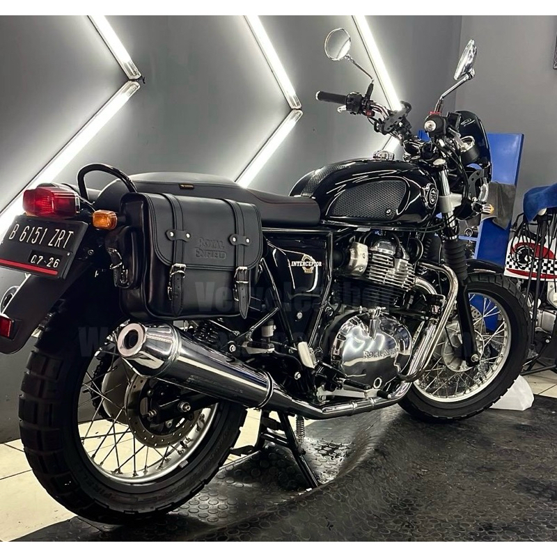Sidebag and saddlebag royal enfield interceptor 650, triumph, super ...