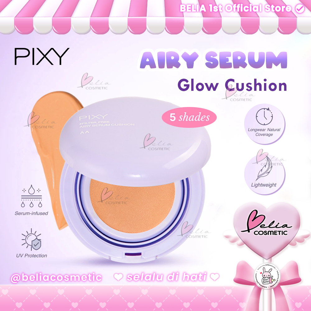 Belia PIXY Airy Serum Cushion Glow | Filter_free Series | Bright Glowy ...