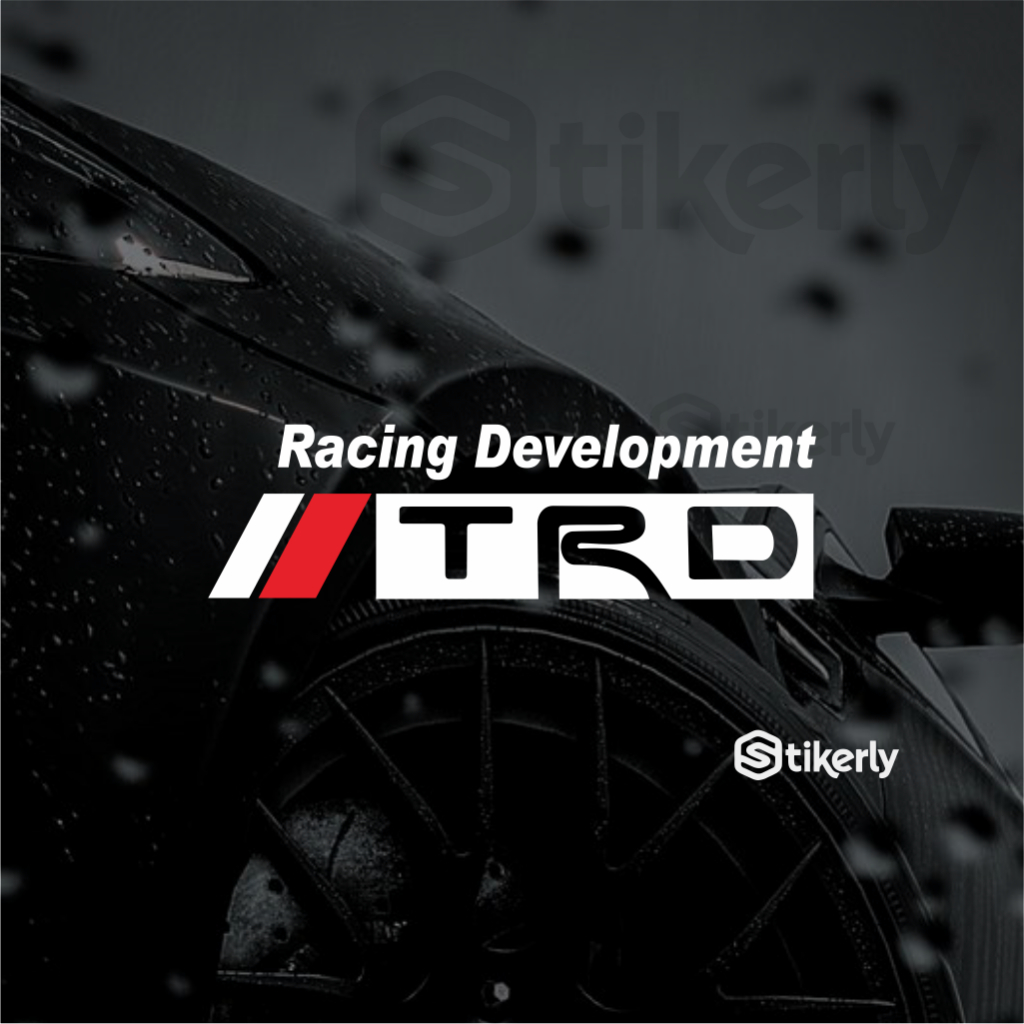 Trd RACING DEVELOPMENT Sticker Reflective Cutting Sticker | Shopee Malaysia