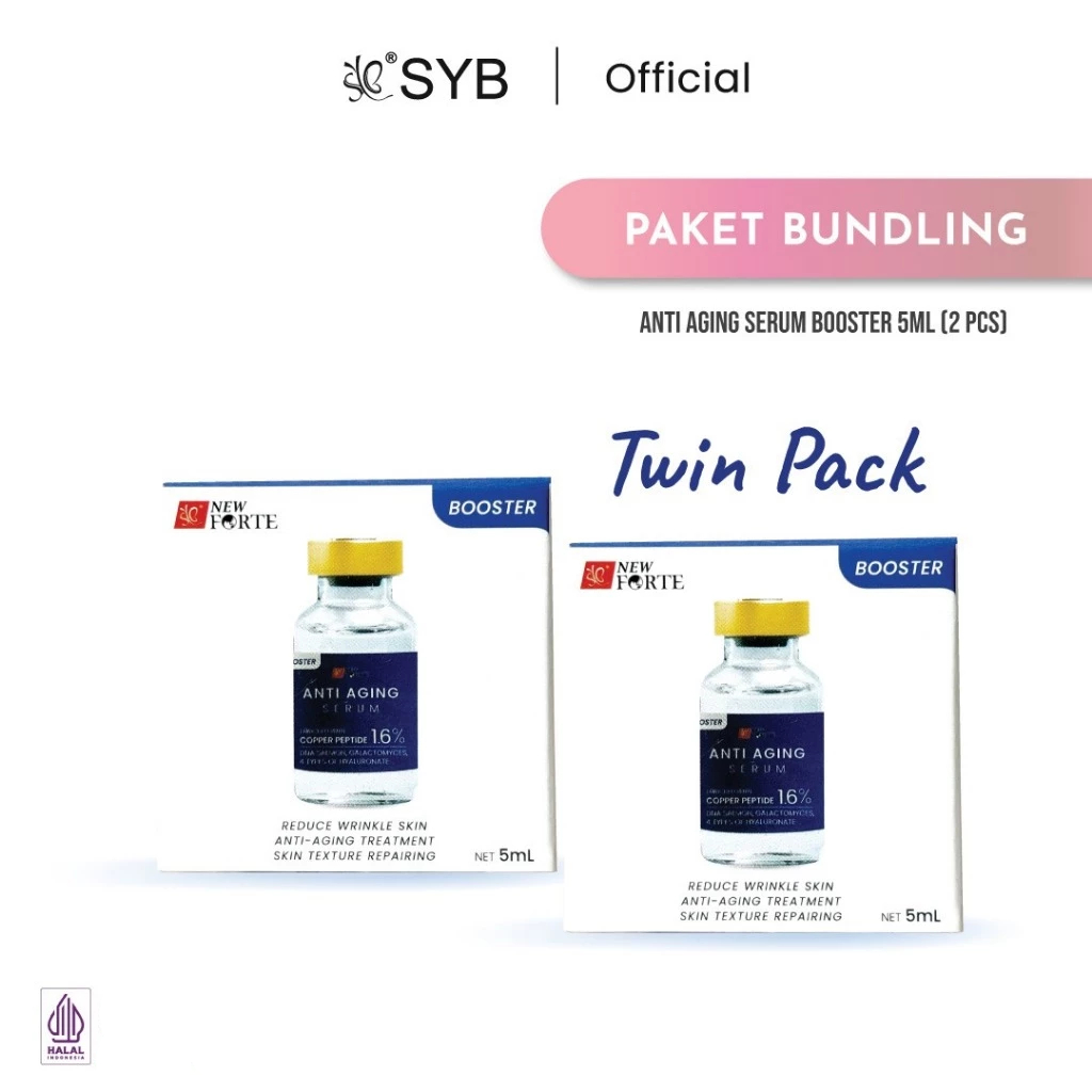 [TWINPACK] New SYB FORTE ANTI AGING SERUM (1,6% PEPTIDE, DNA SALMON ...