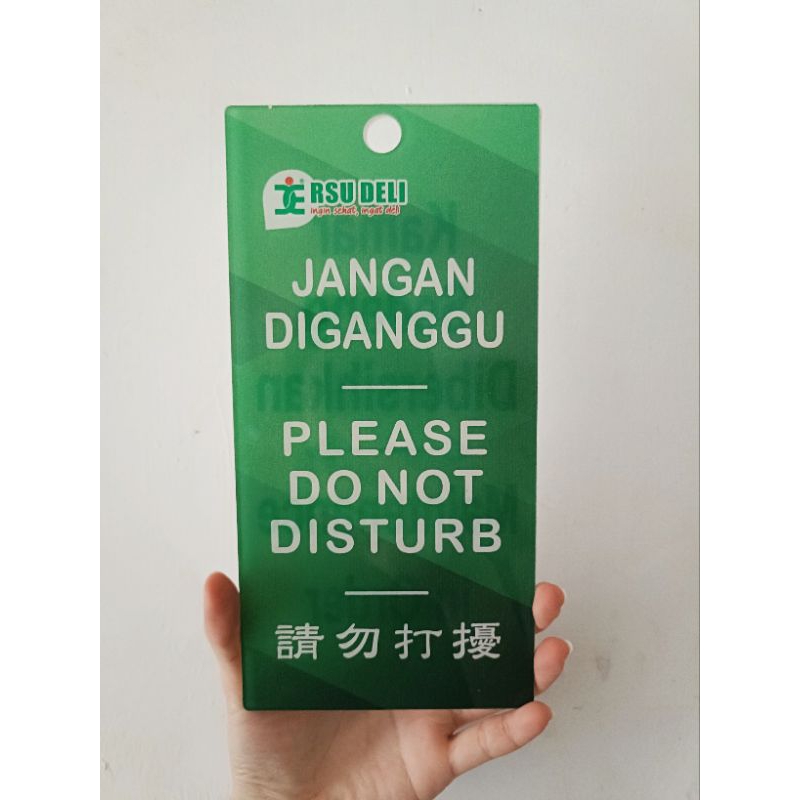 Custom ACRYLIC Please Do Not Disturb / Clean The Room / Maintenance in ...