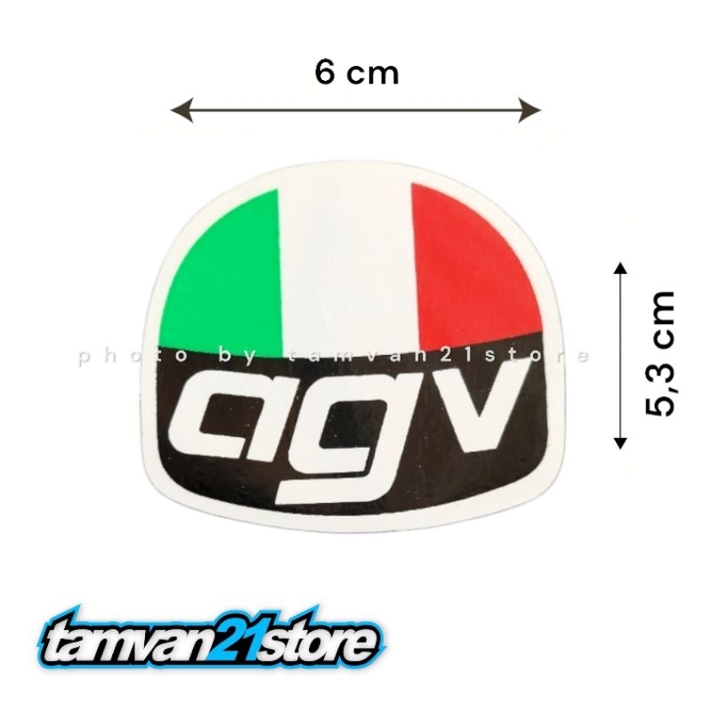 Agv racing Cutting Sticker |Agv sticker|Agv Logo|Glossy Lamination ...
