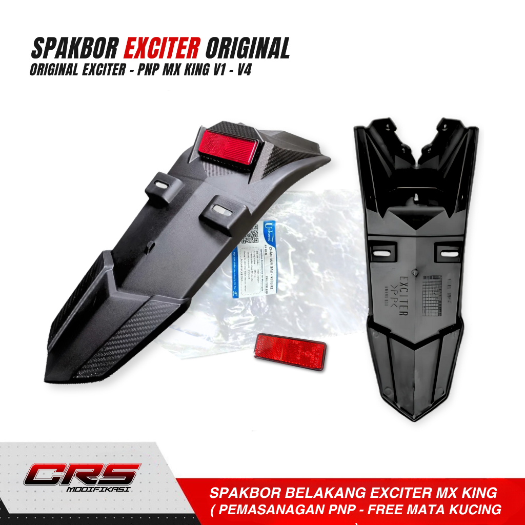 Original Exciter Fender Rear Fender MX KING Exciter Lower Model Long ...