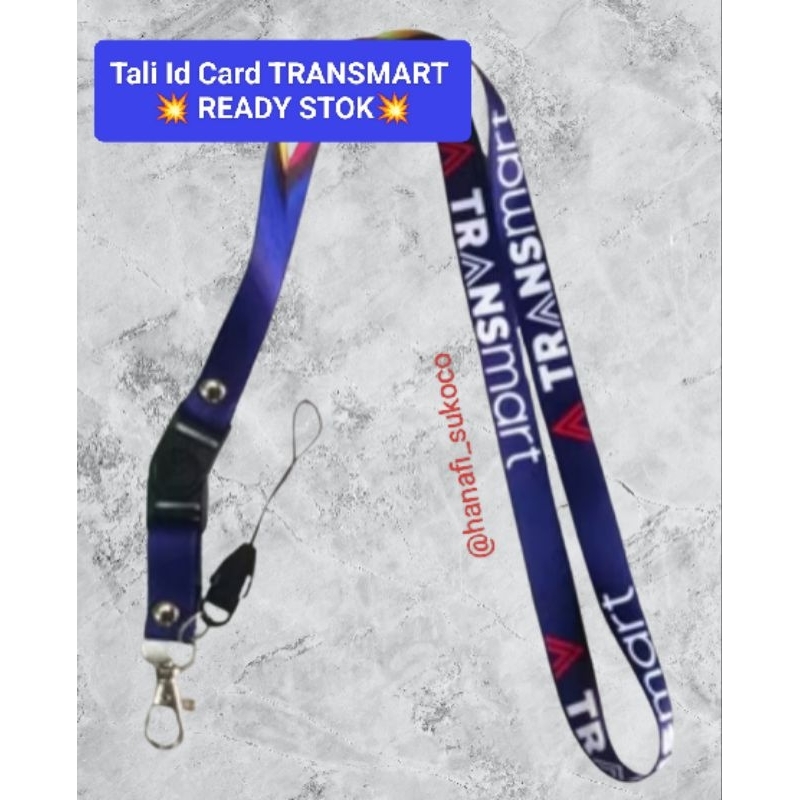 Transmart Transmart lanyard id card strap Single Printing | Shopee Malaysia