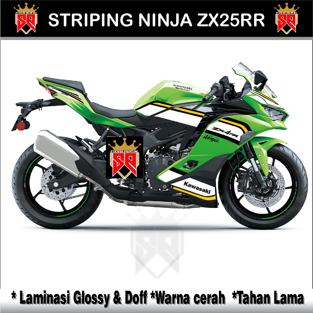 Ninja ZX25R STRIPING / KAWASAKI NINJA ZX25RR LIVERY KRT STICKER DECAL ...