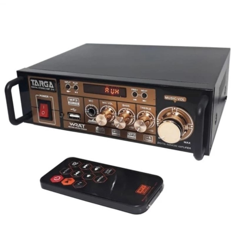 Targa D16 BLUETOOTH MINI AMPLI, SD CARD, USB - POWER MINI DC INPUT 12V ...