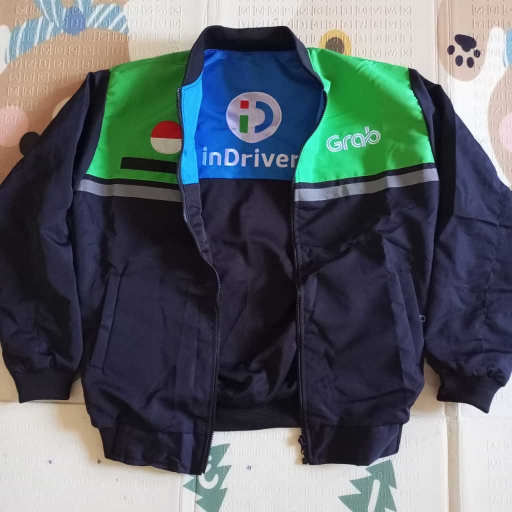 Indrive BLUE AND GRAB RETURNABLE JACKET | Shopee Malaysia