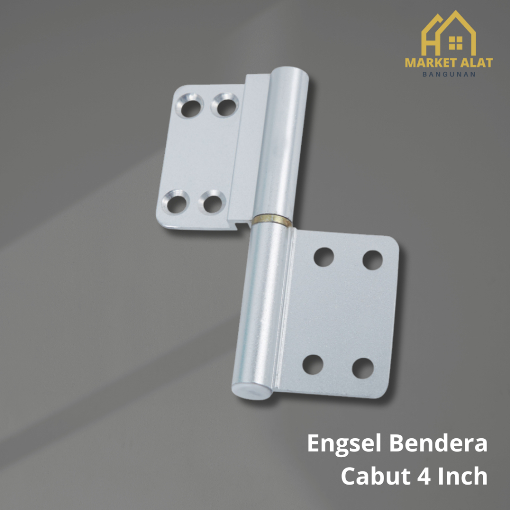 (Per PCS) 4 Inch Aluminum Door Flag Door Hinges - 4 Inch Pull Out ...