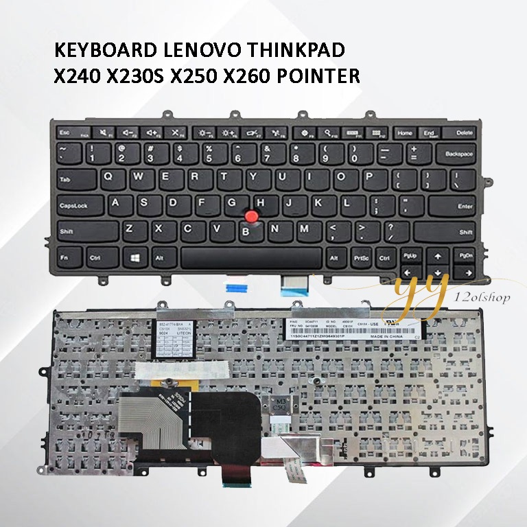 LENOVO THINKPAD X240 X230S X250 X260 POINTER KEYBOARD | Shopee Malaysia