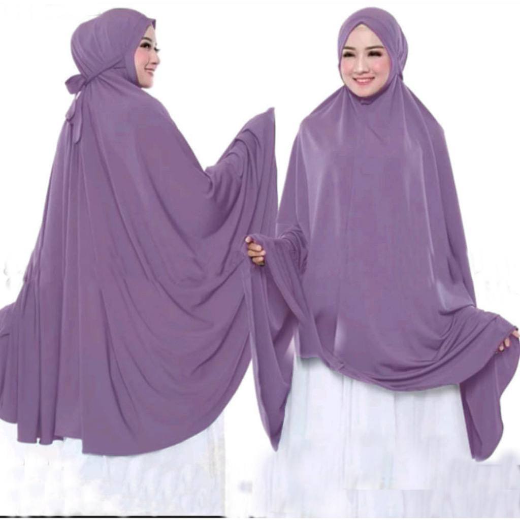 MULIA HIJAB - Jumbo HIJAB NON PAD XXXXL JERSEY JILBAB BERGO LONG SYARI COMFORTABLE CAN WEAR ...