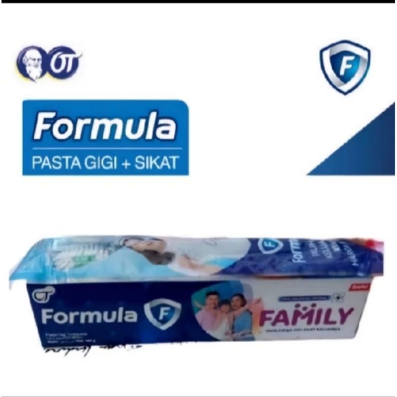 Family Formula Toothpaste + Free 160 Gram Formula Toothbrush | Shopee ...