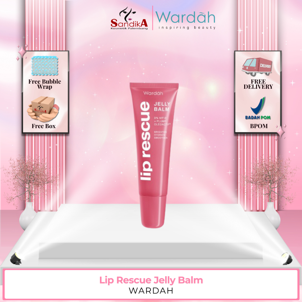 Wardah Lip Rescue Jelly Balm Dusty Rose 7 g | Shopee Malaysia