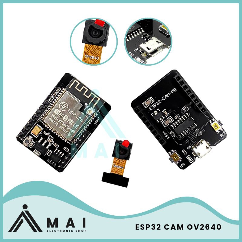 Esp32-s ESP32CAM Module Camera OV2640 WiFi & Bluetooth | Shopee Malaysia