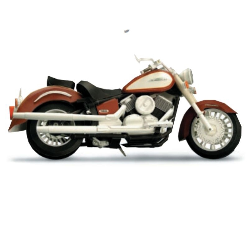 Yamaha eleven bike classic Motorcycle papercraft Pattern Sheet (3PZ-G2 ...