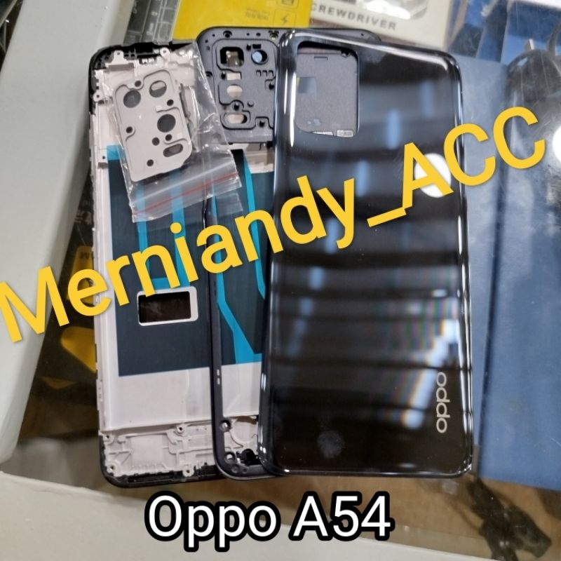 Kessing hausing full set lcd Frame Oppo A54 Backdor + Bazzel + Middle ...