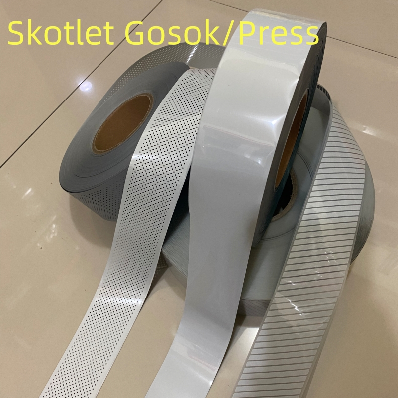 CAHAYA Scotchlite scotlet scotlight light reflective tape rub press 5 ...