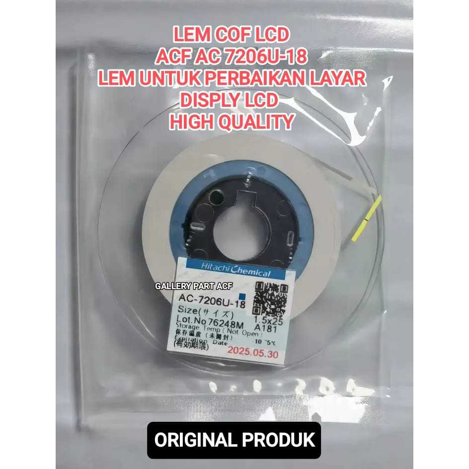 Cof lcd ic glue - tv - monitor - led tv - lcd tv - adhesive glue - acf ...