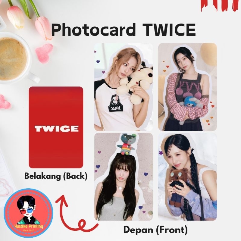 (ONE) Premium Photocard TWICE KPOP Nayeon Jeongyeon Momo Sana Jihyo ...