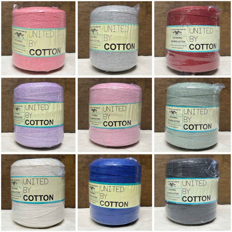 KATUN LOKAL United cotton mesh knitting yarn / local cotton yarn / lace ...