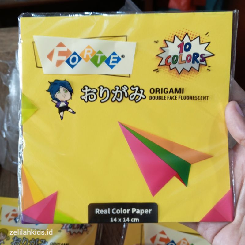 Wholesale double colored origami paper measuring 14 x 14 cm | Shopee ...
