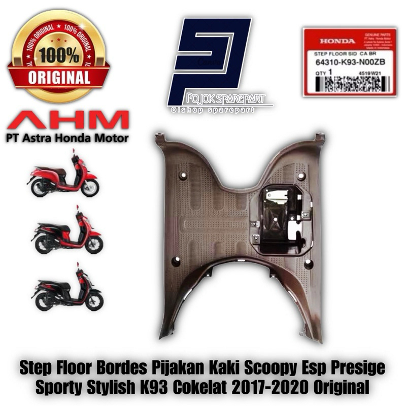Cover Step Floor Bordes Footrests for Honda Scoopy Esp Prestige Sporty ...