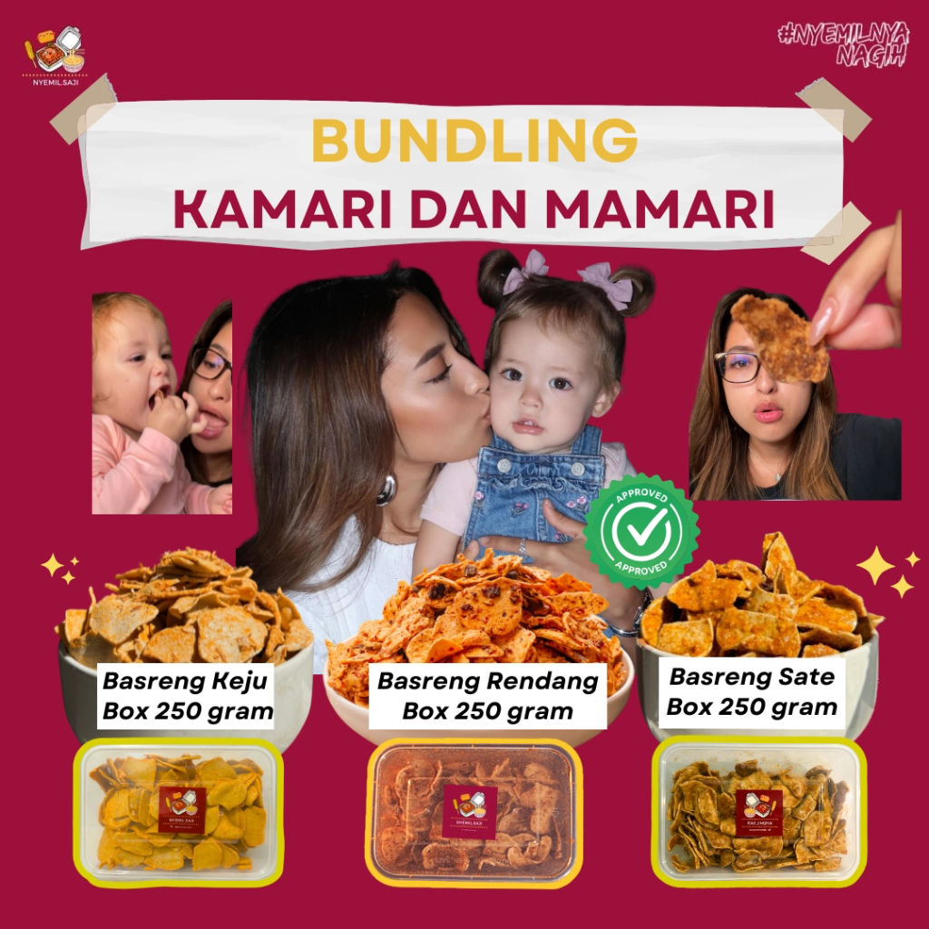 Kamari BUNDLING PACKAGE (SATILE RENDANG CHEESE BASRENG) | Shopee Malaysia