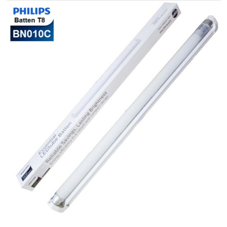 Philips Led Tube Batten Set Bn015c 8w 765 600mm 60cm Philips | Shopee ...