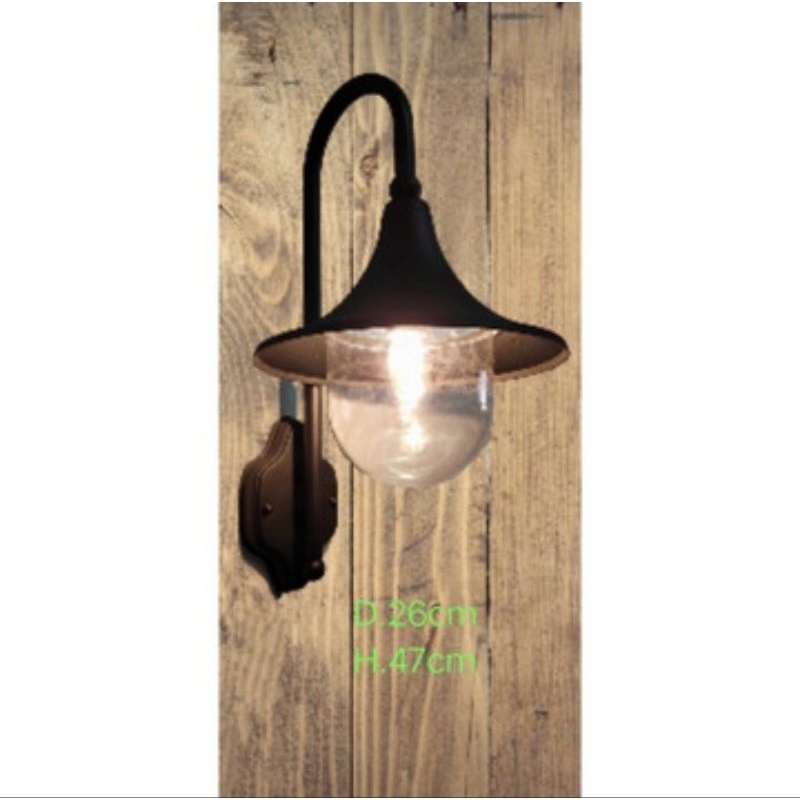 Outdoor Wall Lamp Model Mexican Hat Arm Stick | Shopee Malaysia