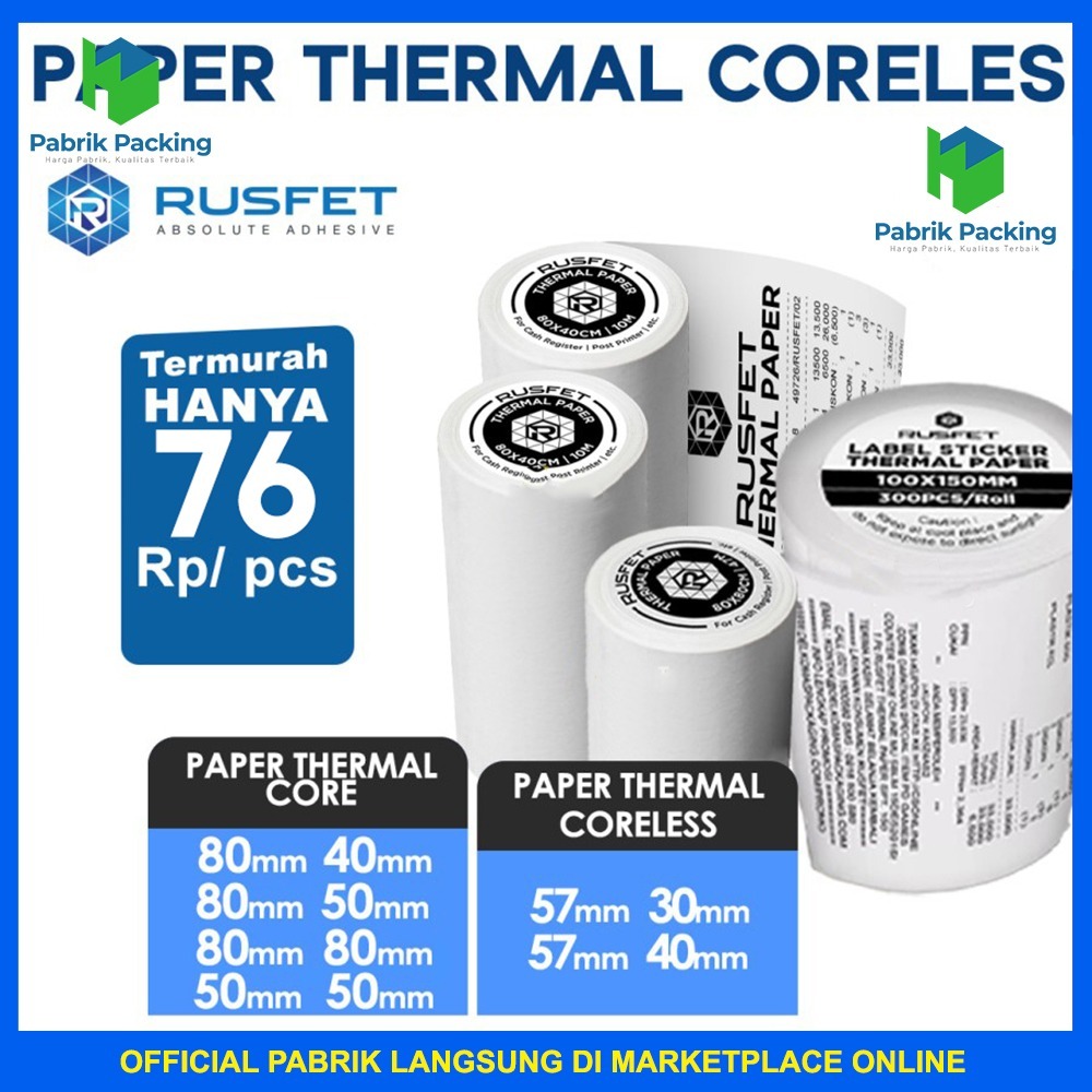 Thermal Label Thermal Paper Stickers A6 Thermal Sticker Paper Thermal ...