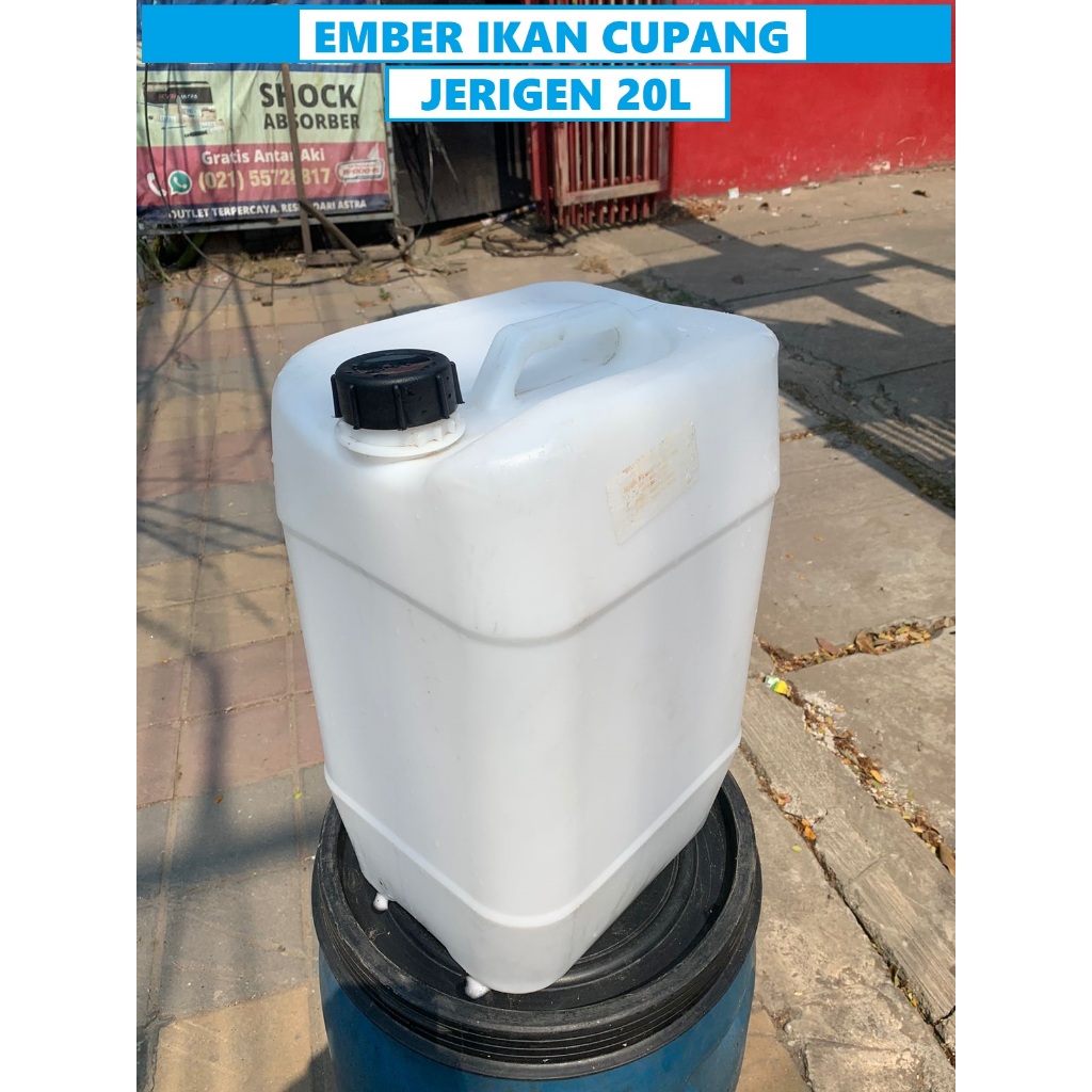 PUTIH White Jerry Cans 20kg / 20liter White Jerry Cans 20kg White Jerry ...