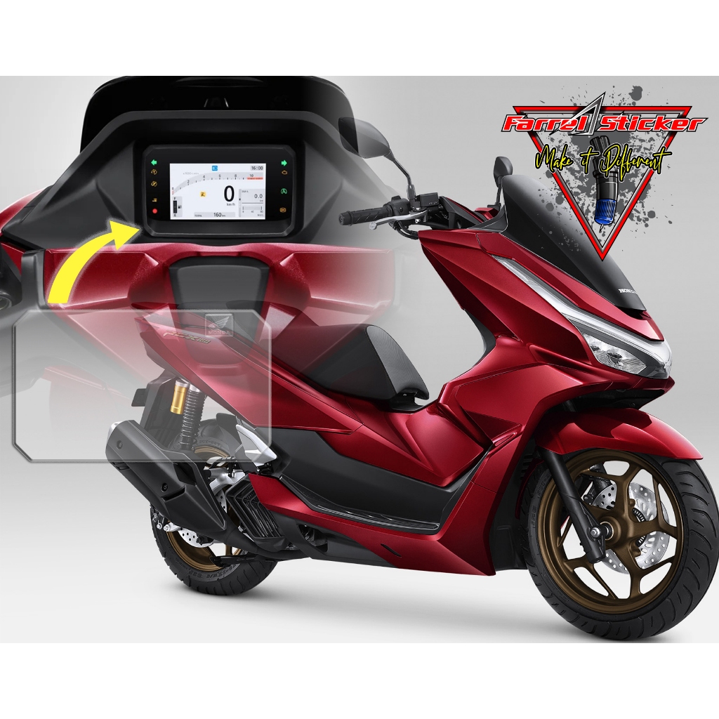 ANTI-SCRATCH STICKER SPIDO PCX 160 ROADSYNC STICKER SPEEDO METER PCX ...
