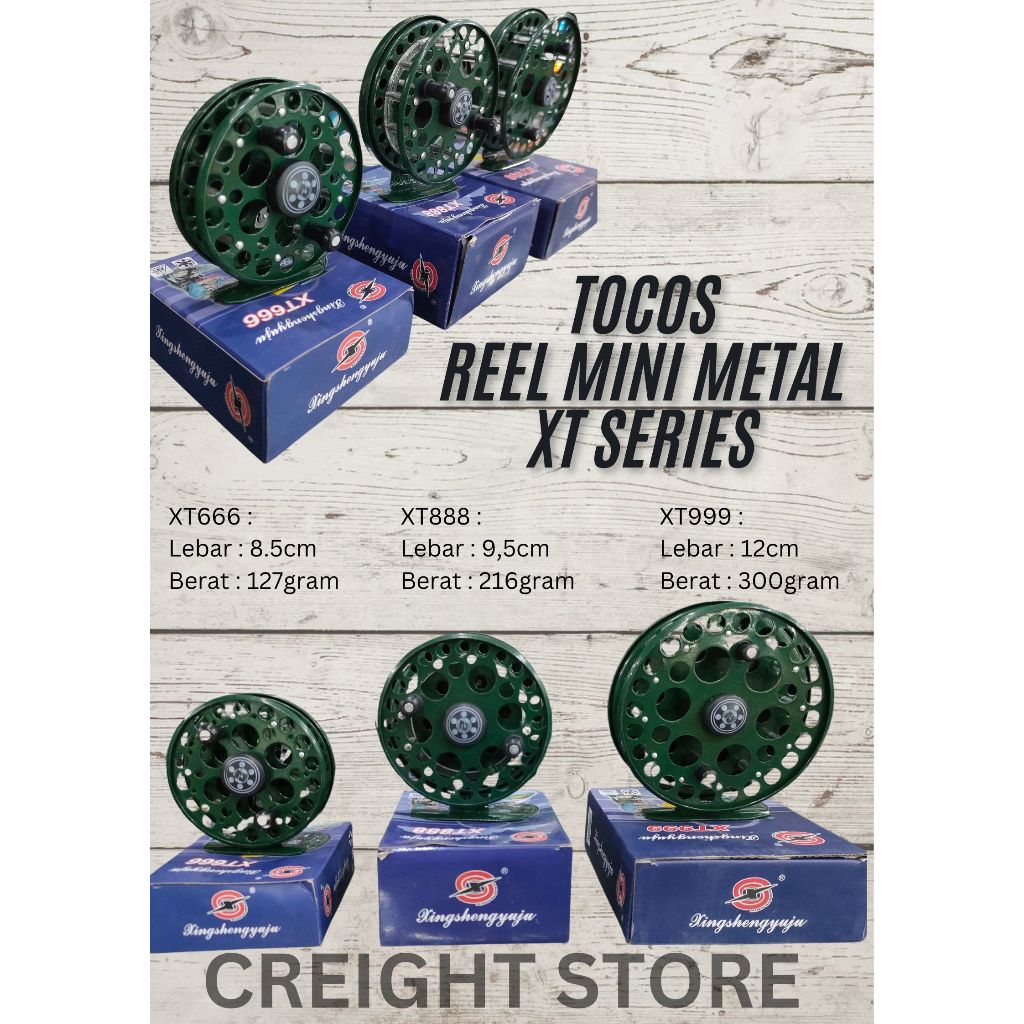 Tocos, TOKOS/TOKOZ, MINI REEL FULL METAL XT SERIES | Shopee Malaysia