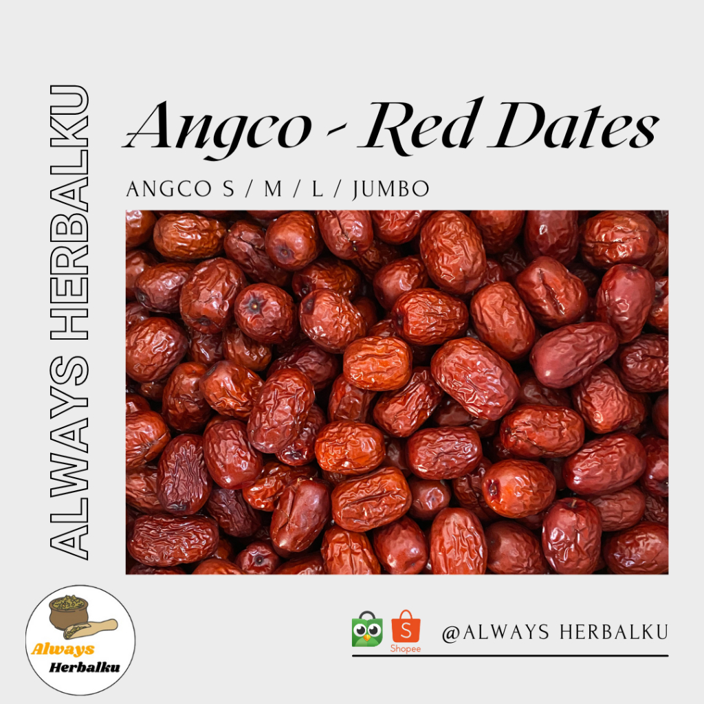 Angco / ang co / Red jujube / Red dates / Chinese dates / Hong zhao ...