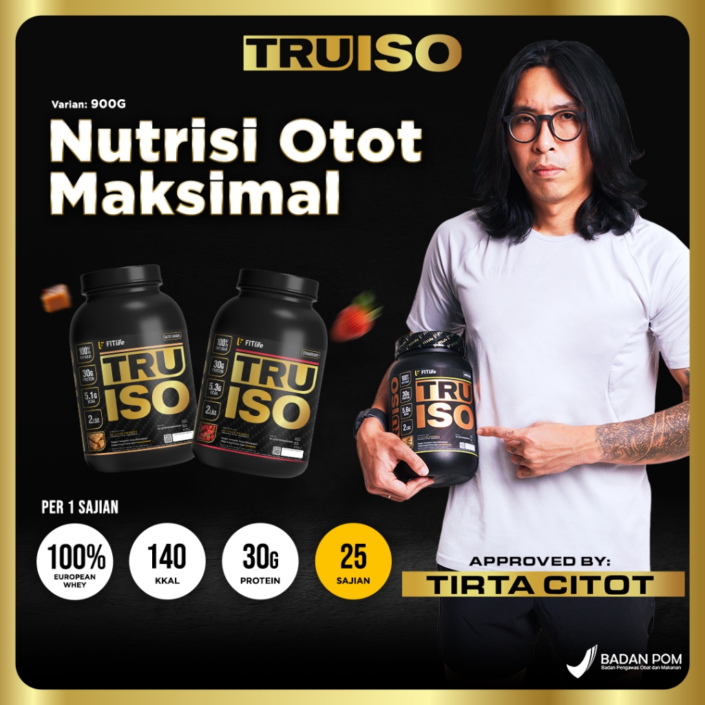 Fitlife Truiso Whey Protein Isolate 2lbs/900gr (WPro Iso Upgraded ...