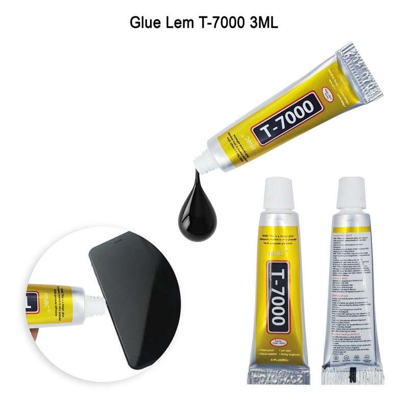 HITAM Touchscreen T-7000 LCD Glue (BLACK) 15ML / 50ML / 110ML Glue ...