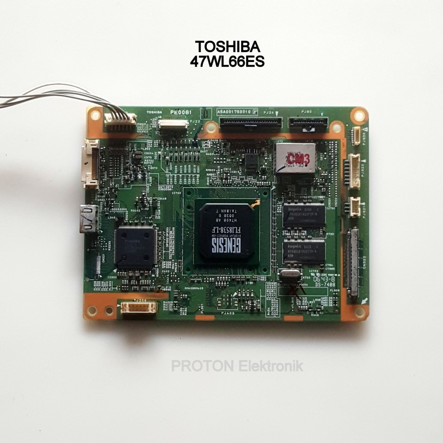 Toshiba T-Con LED TV 47WL66ES Tcon A5A001750010 | Shopee Malaysia