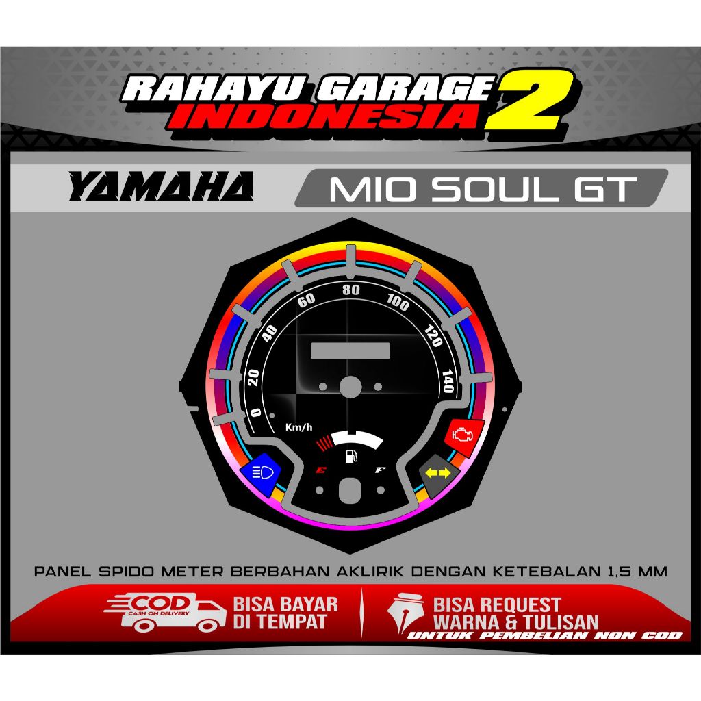 Yamaha MIO SOUL GT CUSTOM SPEEDOMETER BOARD | Shopee Malaysia