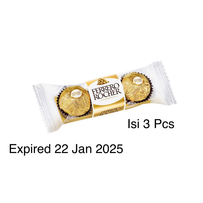 Ferrero Rocher Isi 3 Pcs T3 Ferero Premium Chocolate | Shopee Malaysia