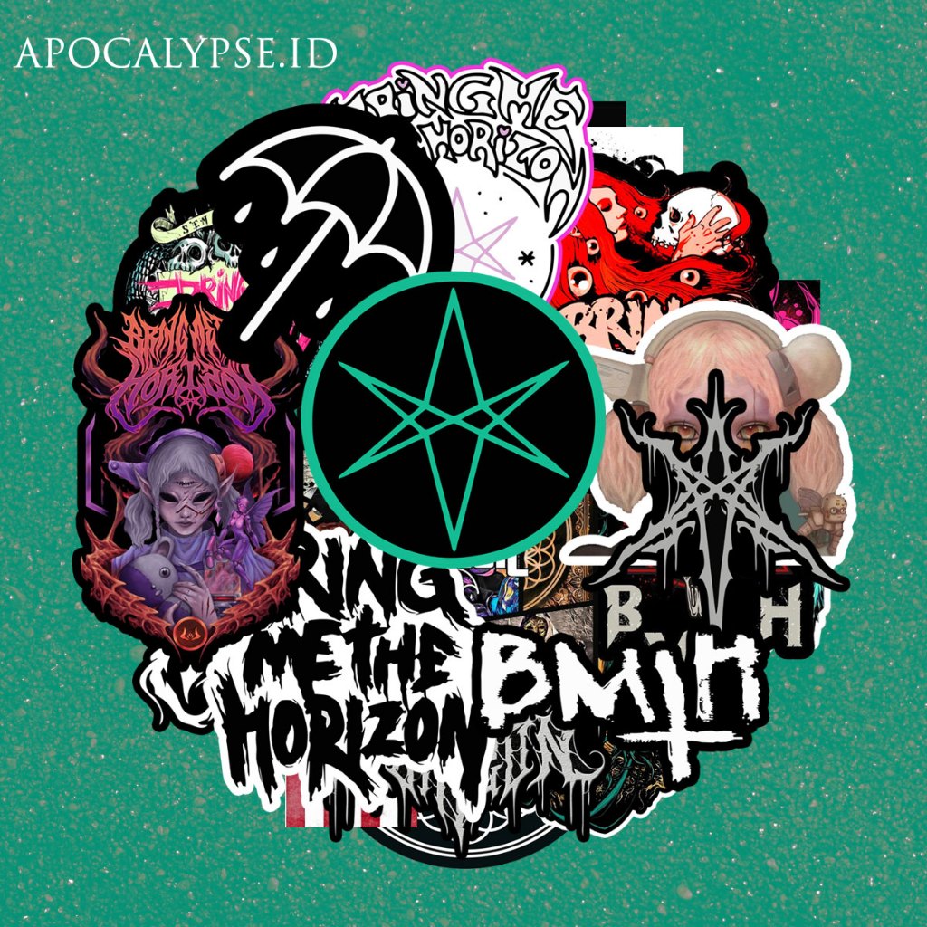 BRING ME THE HORIZON STICKERS - STICKER PACK - WATERPROOF VINYL Helmet ...