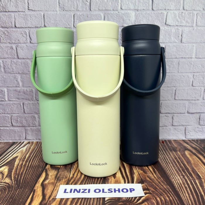 TERMOS Locknlock Wanna Be Screw Tumbler Carry Handle Thermos 450mL LHC4246 | Shopee Malaysia