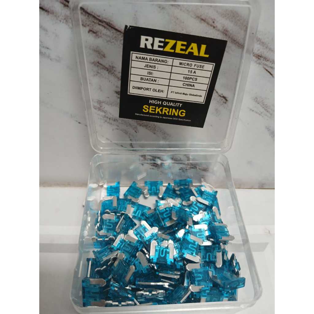 Rezeal brand quality micro 15A mini fuse (100pcs) | Shopee Malaysia
