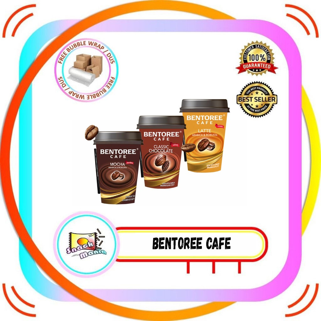 Bentoree Cafe Mocha | Latte | Classic Chocolate Coffee Cup 250 ml ...