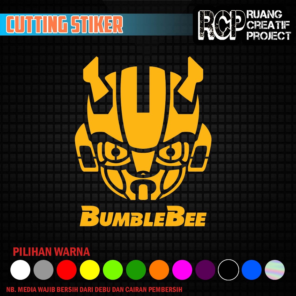 Bumblebee STICKER CUTTING / BUMBLEBEE TRANFORMER STICKER CUTTING / CAR ...